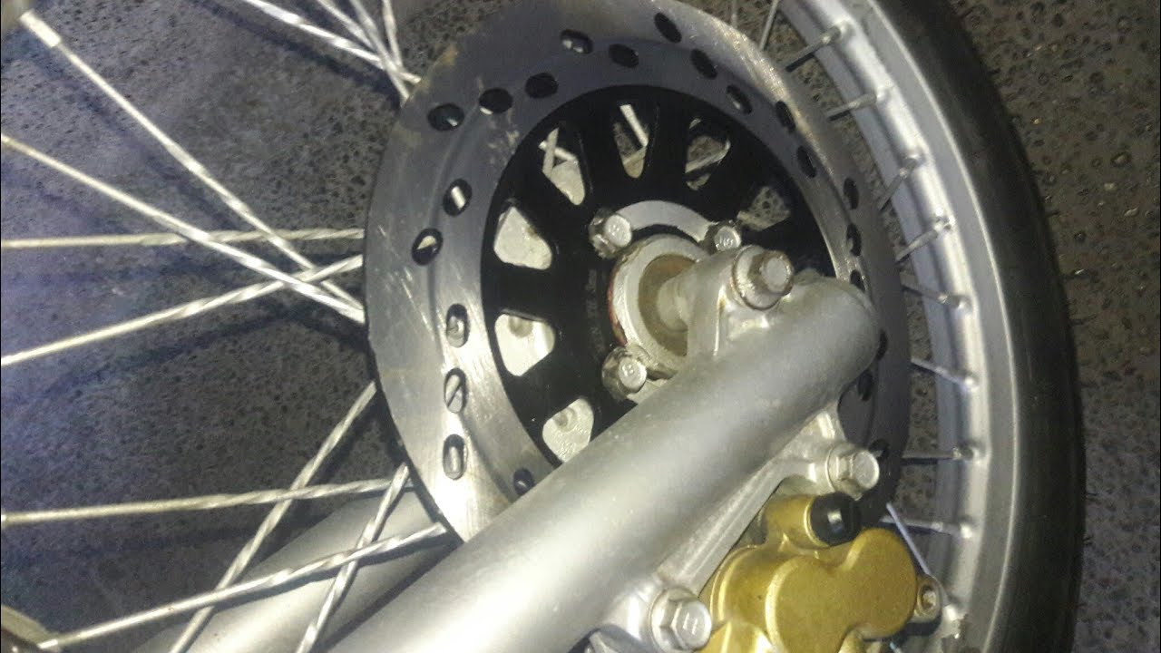 how to change disc break for motor 😀 - YouTube