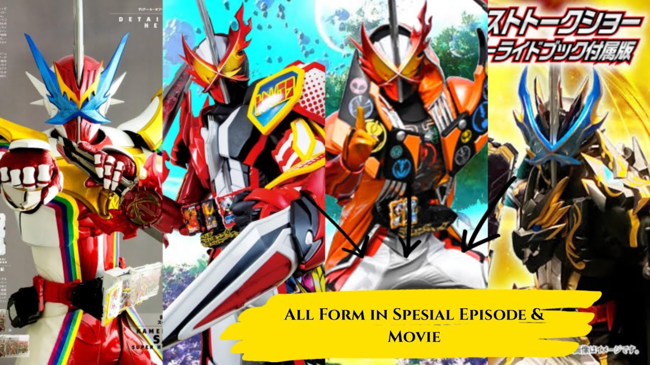 Kamen Rider Saber All Form In Movie Youtube