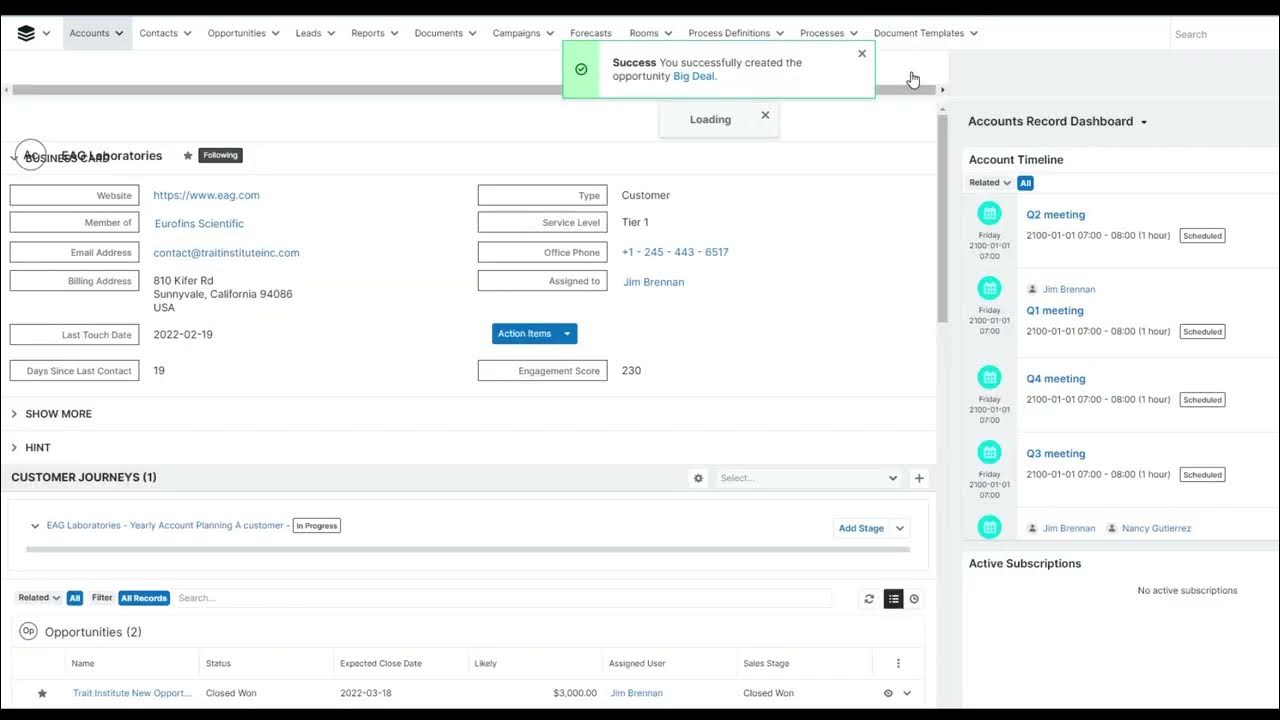 How to Create an Opportunity in SugarCRM | Quick CRM Tutorial - YouTube