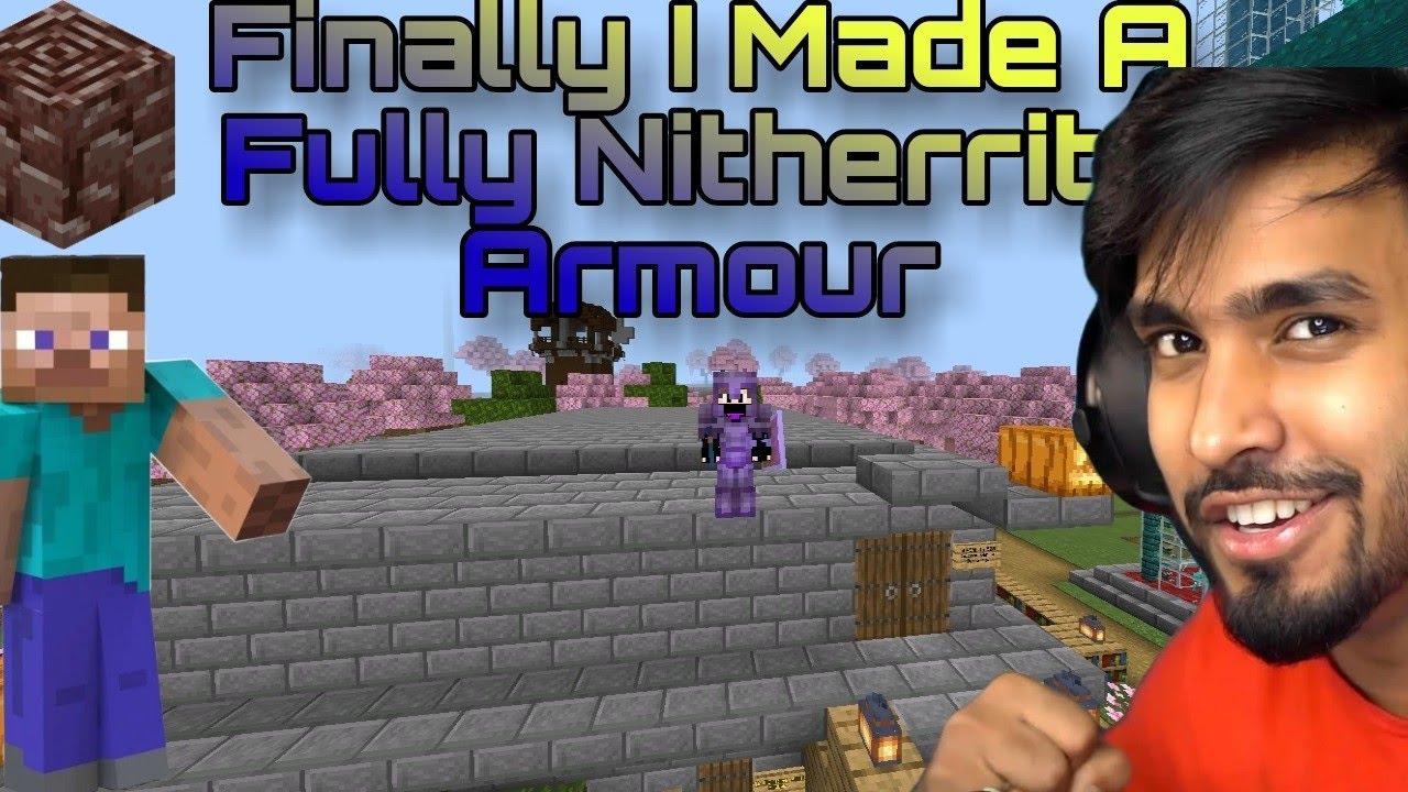 Minecraft Part 11 Finally I Made A Fully Nitherrite Enchanted Armour ...