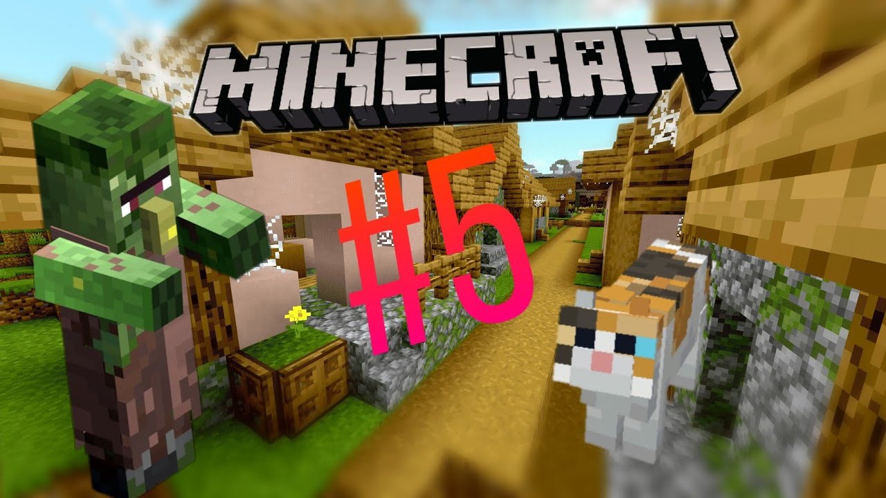 НЕИЗВЕСТНАЯ ПОСТРОЙКА И МИЛЫЙ КОТИК Minecraft ВЫЖИВАНИЕ 5 без модов