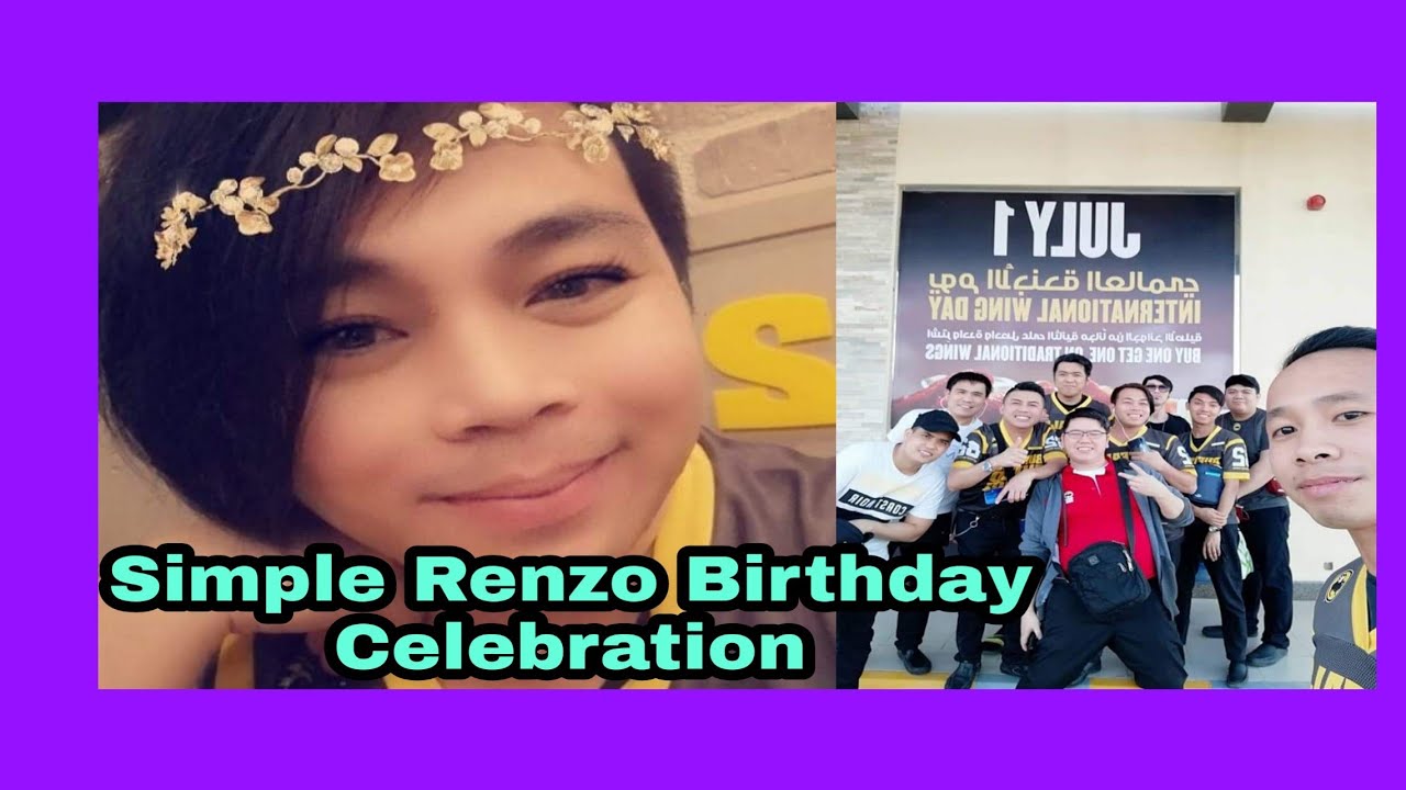 RENZ simple Celebration surprise - YouTube