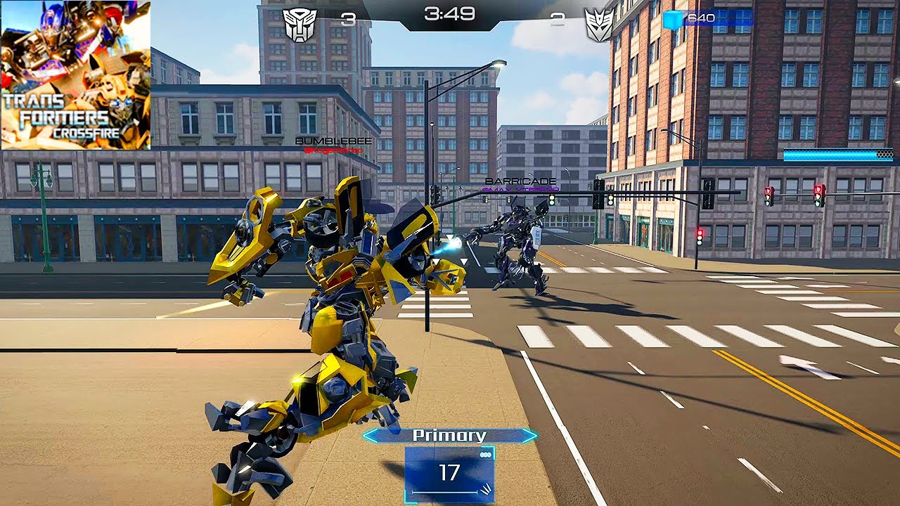 Transformers Crossfire Roblox - Bumblebee Gameplay #1 - YouTube