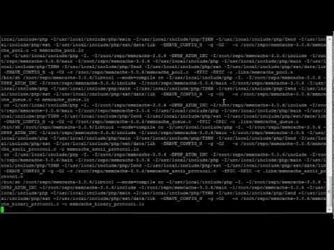 Memcache install on Hostgator Dedicated Apache Centos with SSH / Putty ...