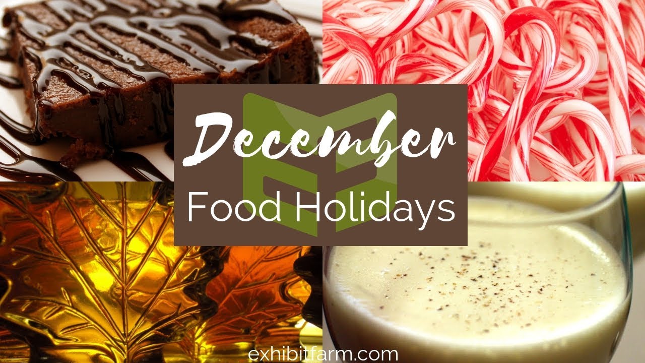 December Food Holidays: National Eggnog Month and More - YouTube