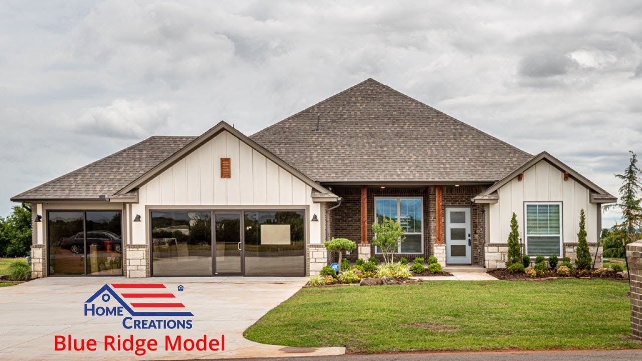 Home Creations - Blue Ridge Model Home in Norman - YouTube