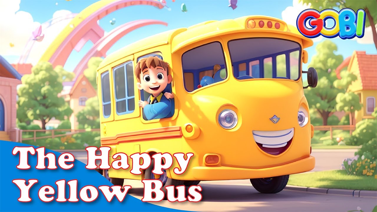 The Happy Yellow Bus School (Nursery Rhymes & Kids Songs) - YouTube