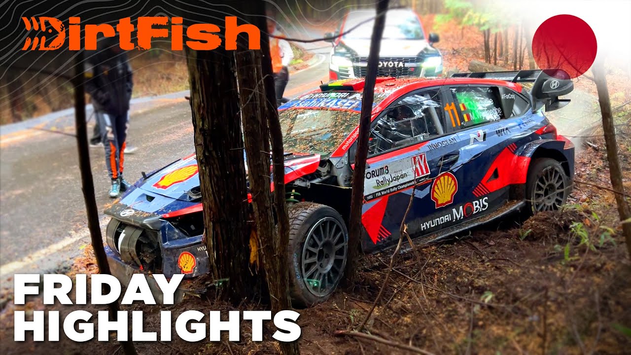 Wrecked Rally Cars | WRC Rally Japan 2023 Friday Highlights - YouTube