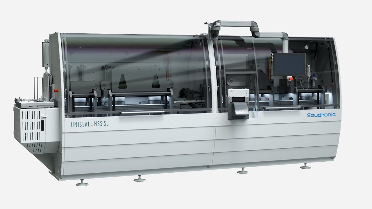 SOUDRONIC Group - Heat sealing system UNISEAL HSS-SL, single lane - YouTube