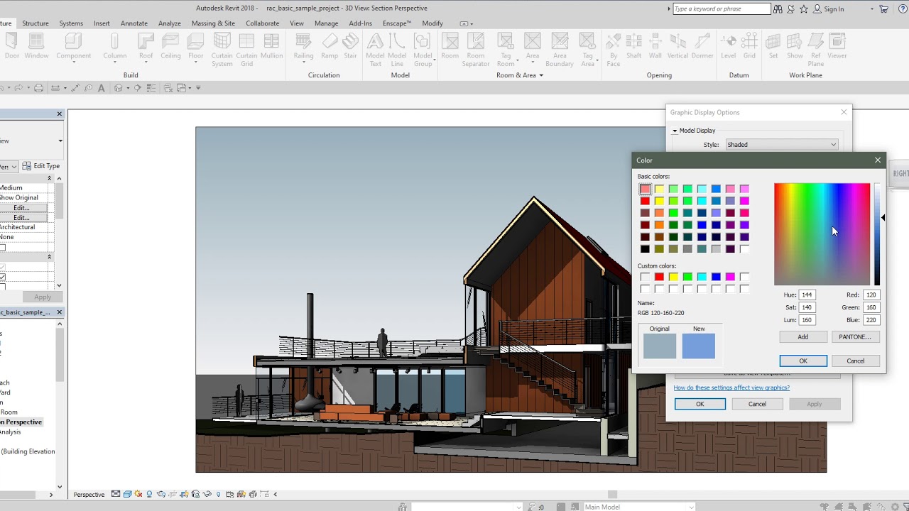 Add the sky in Autodesk Revit - YouTube