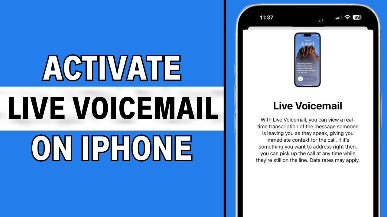 How to Activate Live Voicemail on iOS 18 (SUPER EASY) - YouTube