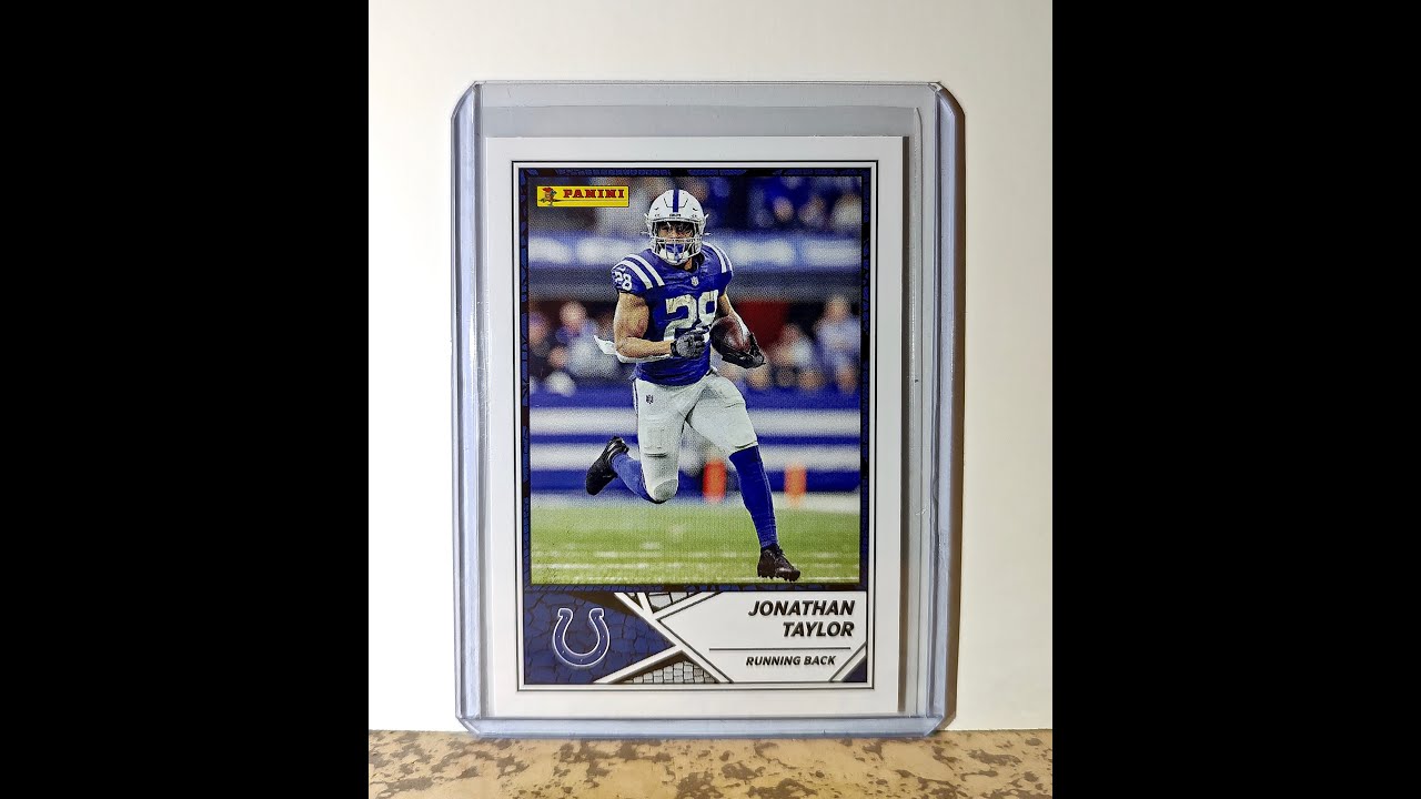 Jonathan Taylor 2024 Panini NFL #52 Sticker Card Indianapolis Colts ...