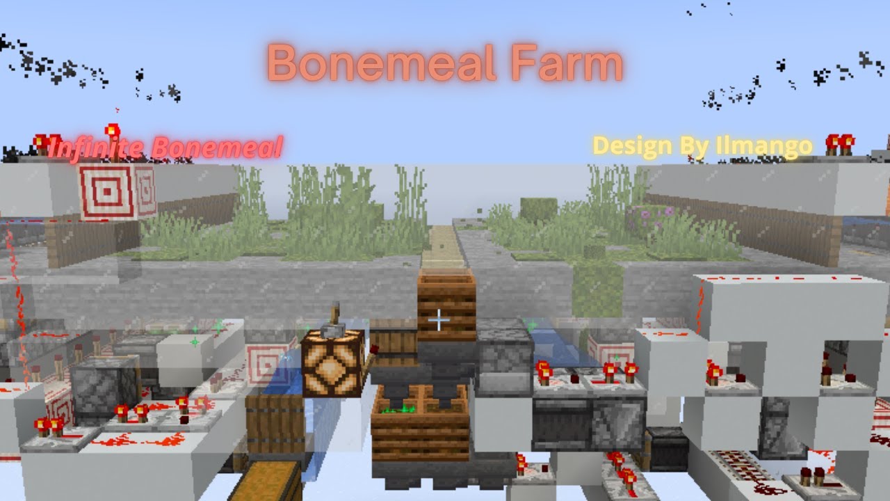 Best Automatic BoneMeal Farm 1.20+! - YouTube