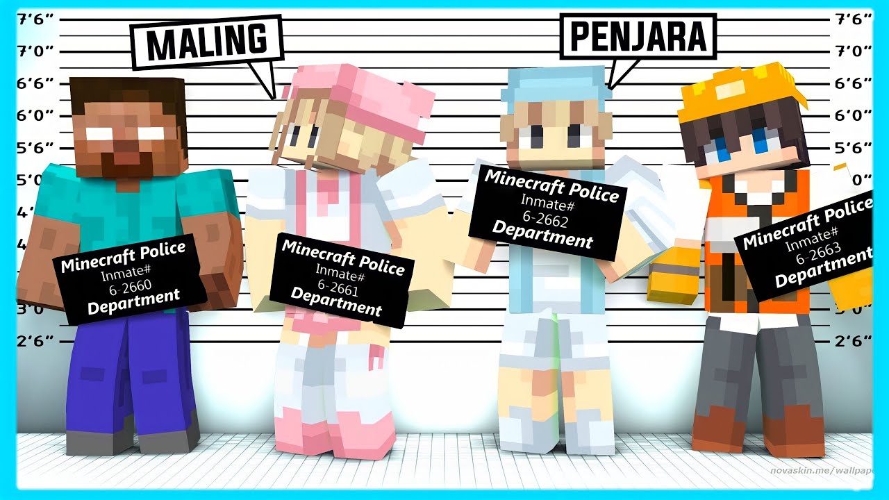 Aku Dan Adiku Membuat Kantor Polisi Pertama Di Minecraft ft ...