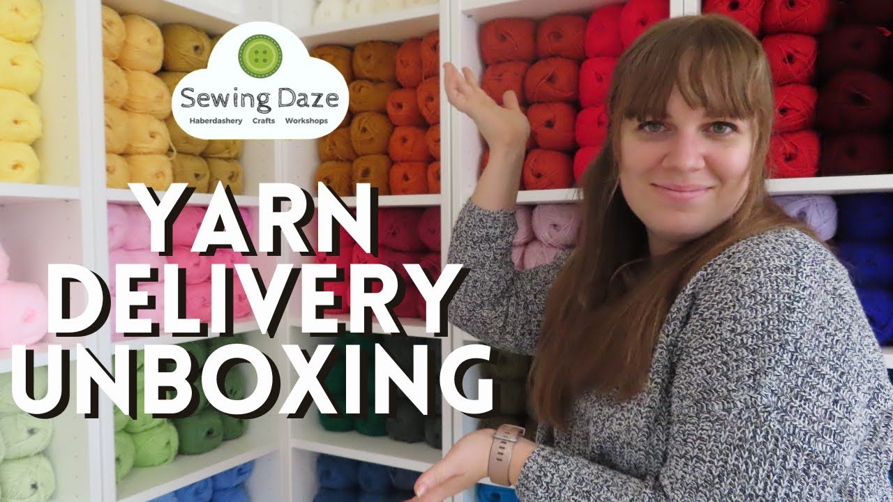 YARN/WOOL DELIVERY UNBOXING: Yarn Haul and unboxing at UK based small ...