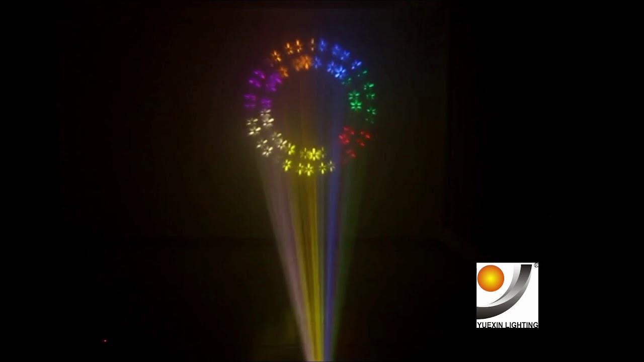260W 10R Rainbow Moving Head DJ Light - YouTube