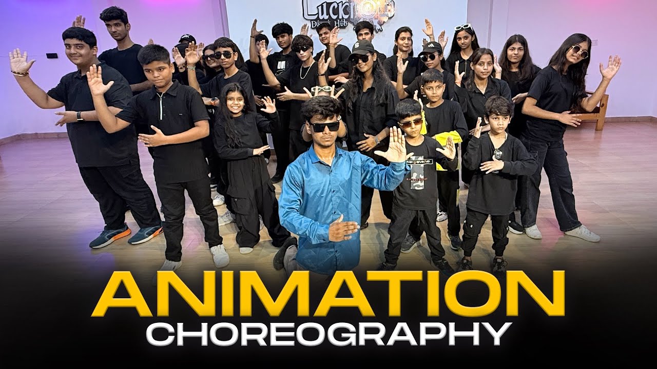 ANIMATION DANCE I LUCKNOW DANCE HUB I CHOREOGRAPHY BY KRISHNA - YouTube