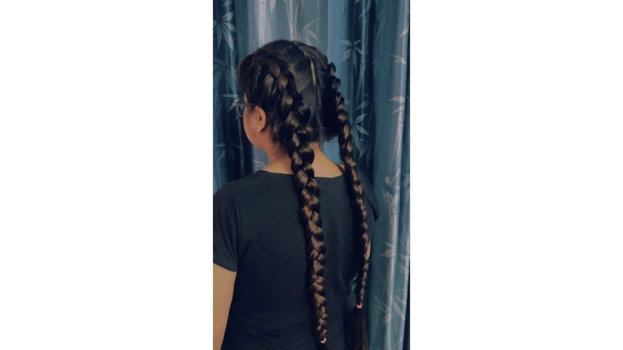 How to Do Reverse French Braid | Braid tutorial | - YouTube