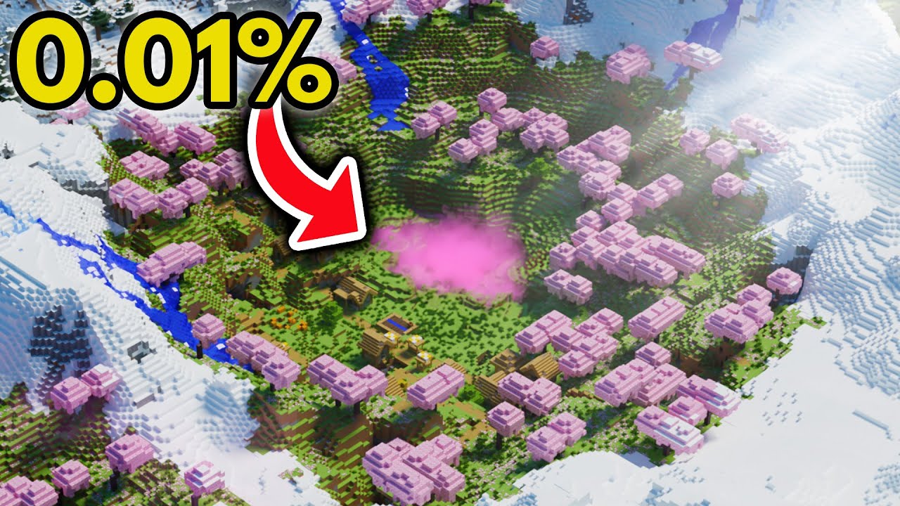 Insanely Rare Minecraft Seeds - YouTube