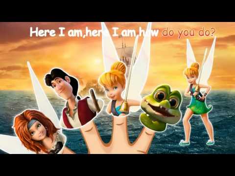 Tinker Bell and the Pirate Fairy Finger Family / Nursery Rhymes - YouTube