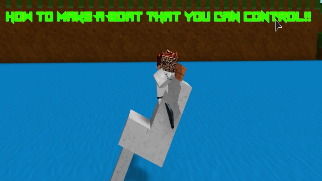 How To Make A Controllable Boat On Build A Boat For Treasure!! - YouTube