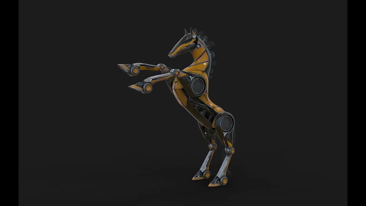 Horse Robot Animation - YouTube