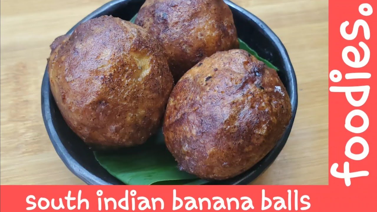 South indian Banana balls BONDA, UNDAN PORI - YouTube