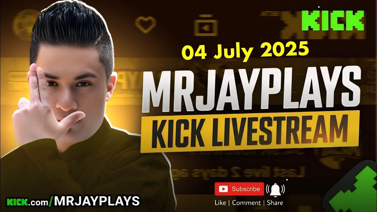 🔴LIVE - MrJayPlays Kick Livestream (4 July 2025) - YouTube