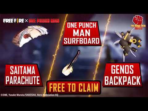 All Rewards || One Punch Man x Free Fire - YouTube
