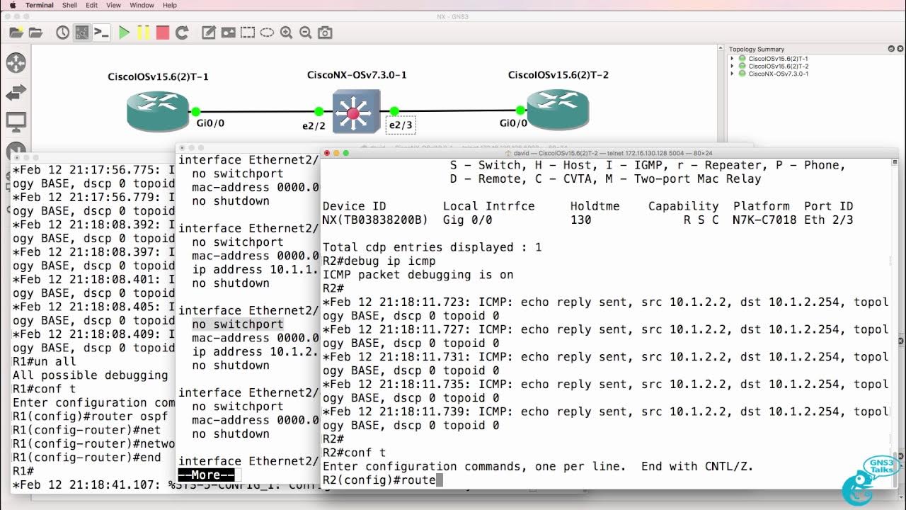 GNS3 Nexus (NX-OSv) switch setup and configuration Part 2: GNS3 switching options Part 13 - YouTube