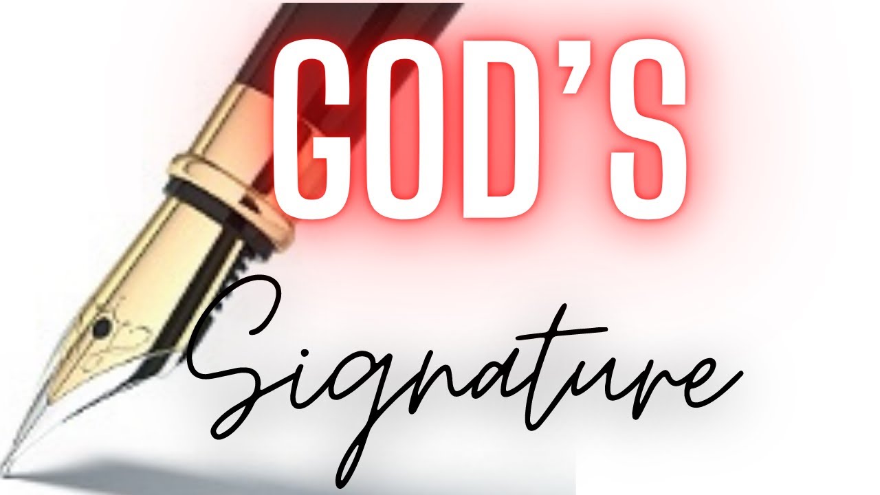 REVEALED! God’s signature! #jesus #bible #evidence - YouTube