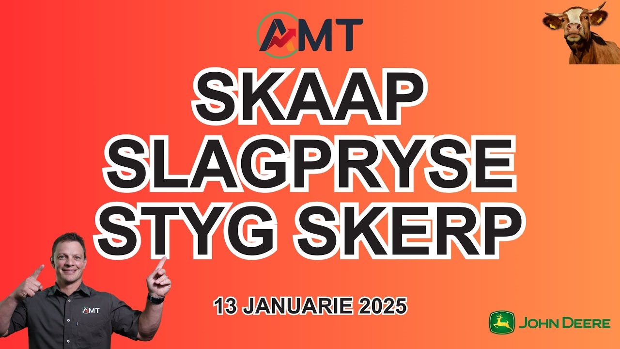 Skaap Slagpryse Styg Skerp - 13 Jan 2025 - YouTube