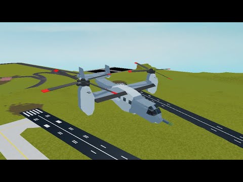 V-22 Osprey (Roblox Plane Crazy) - YouTube