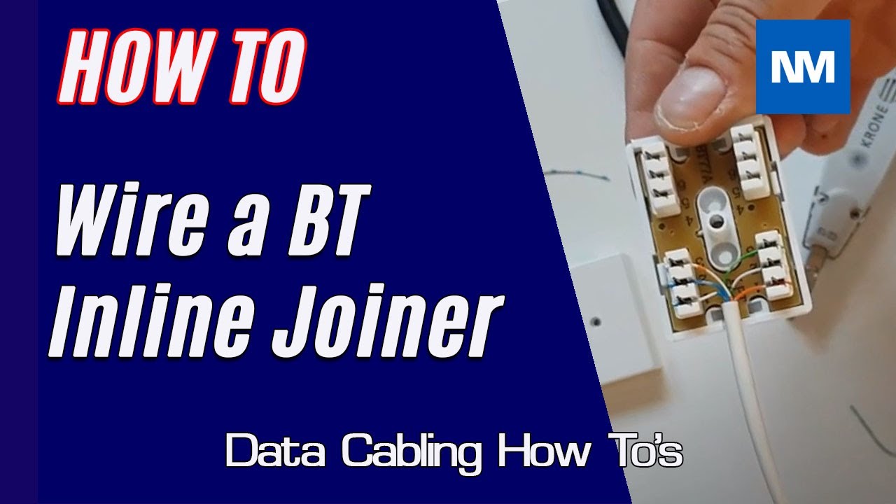 How to Wire a BT Inline Joiner (Terminate a BT Inline Joiner) - YouTube