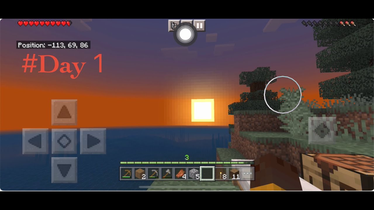 minecraft survial part 1. A not so good start for day 1 #minecraft # ...