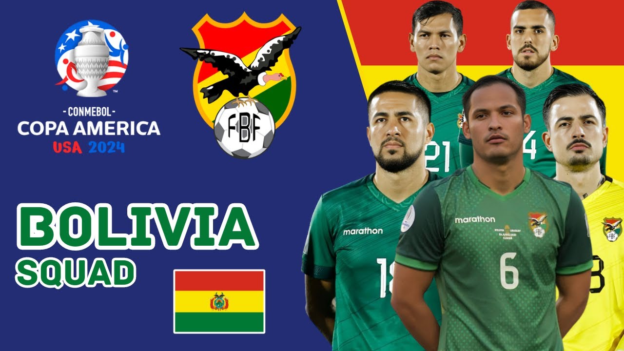 BOLIVIA Official Squad For Copa America 2024 Updated | Bolivia Squad ...