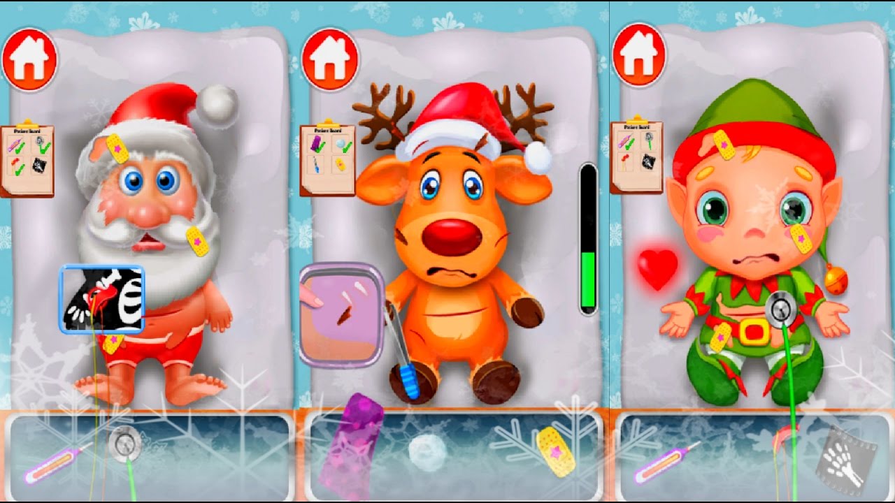 Santa Doctor Games for Kids & Santa Claus Hospital Kids Games ...