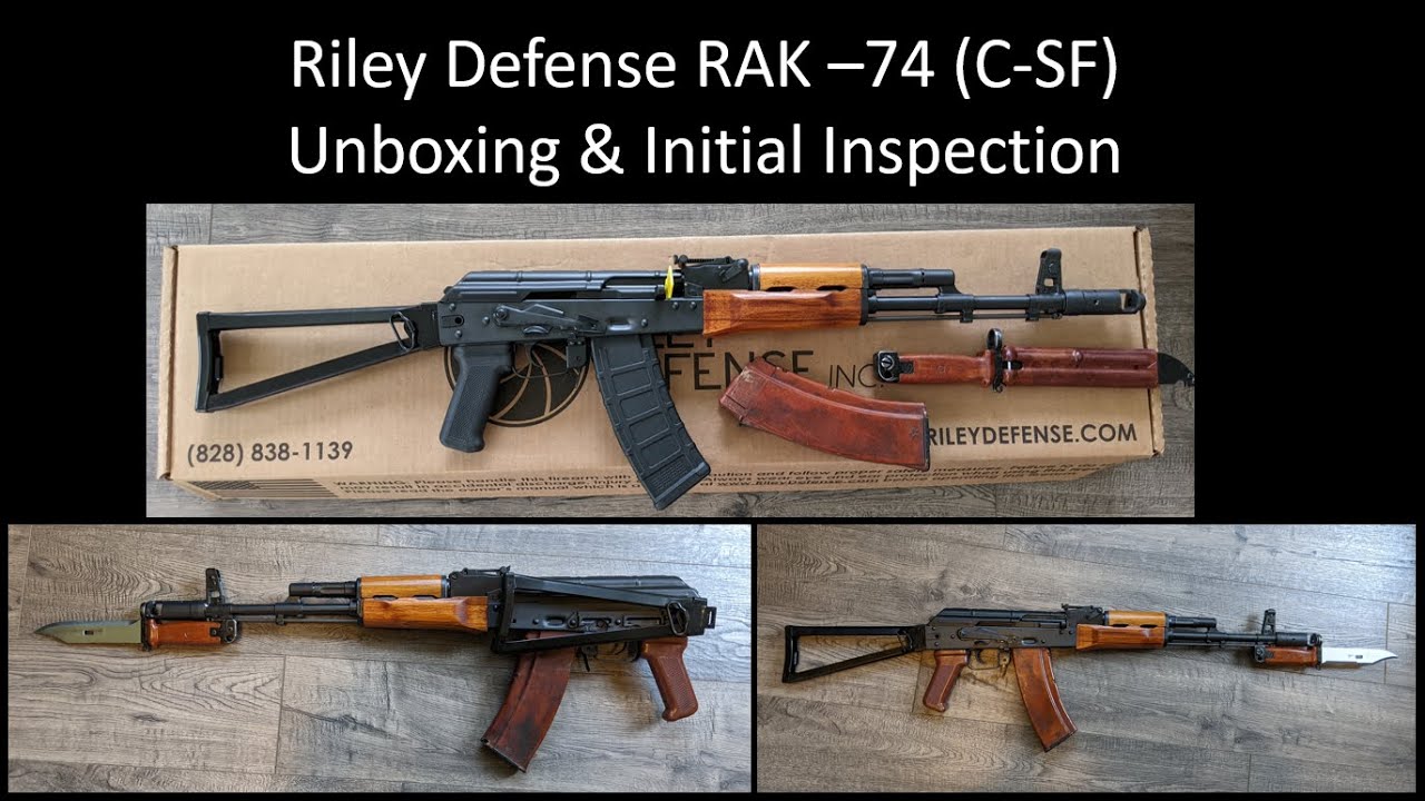 Riley Defense Side Folder RAK 74 (c-sf) Unboxing & Inspection - YouTube