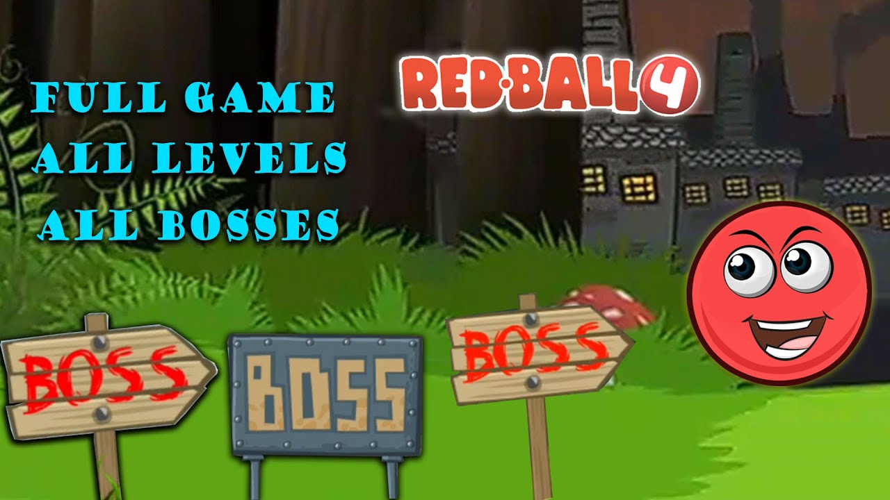 Red Ball 4 - All Level - All Boss- Full End Game-2023 - YouTube