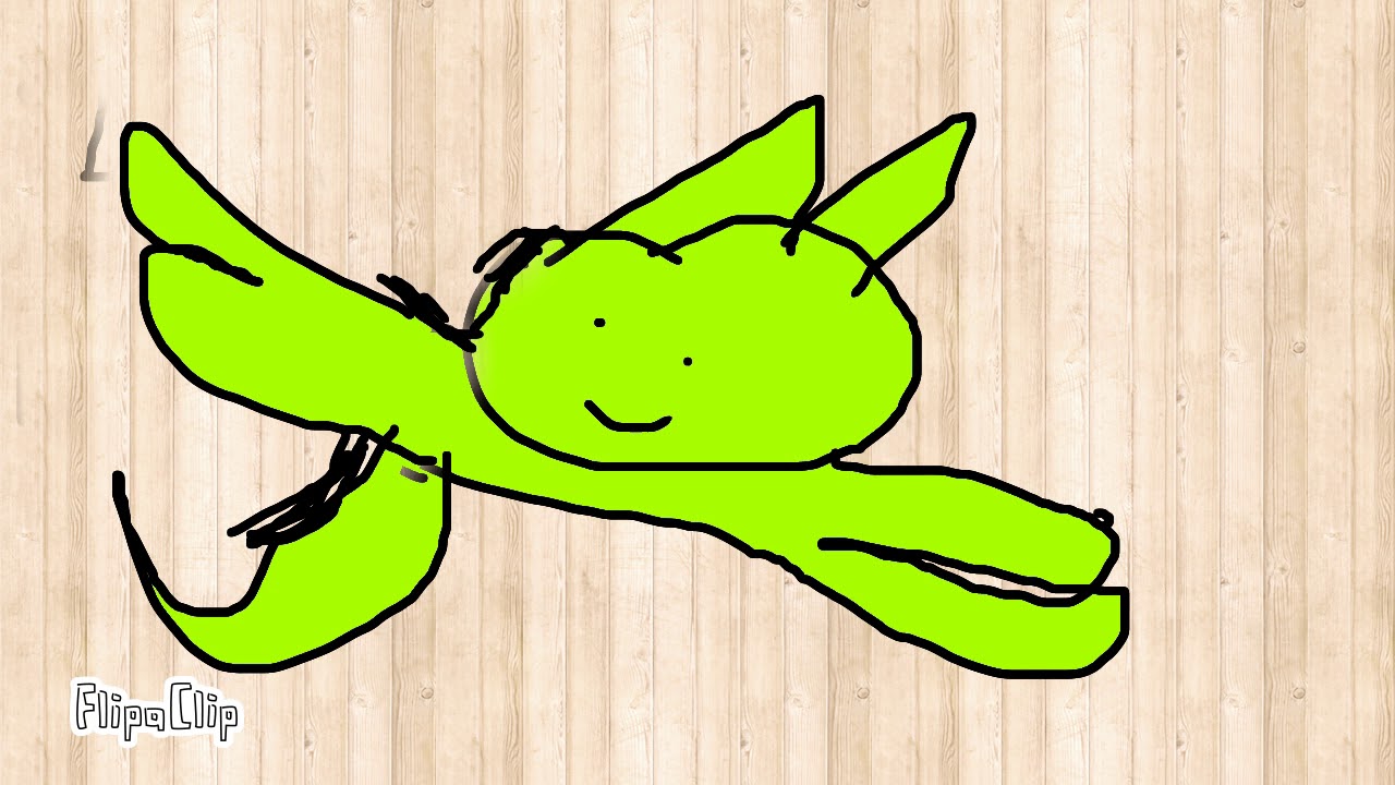 Green cat (flipaclip animation) - YouTube