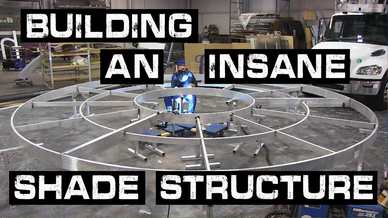 Building An Insane Shade Structure - YouTube