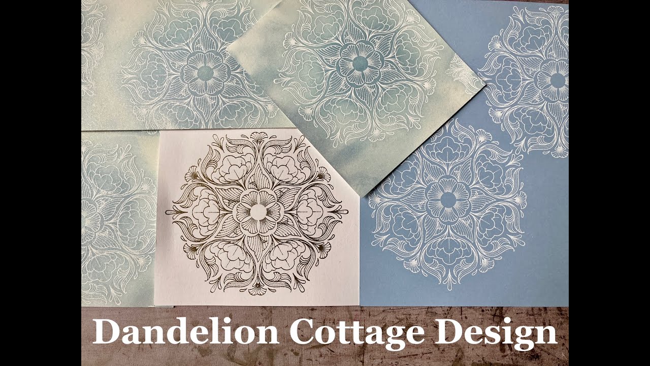 Heat Embossing Pretty Medallion - YouTube
