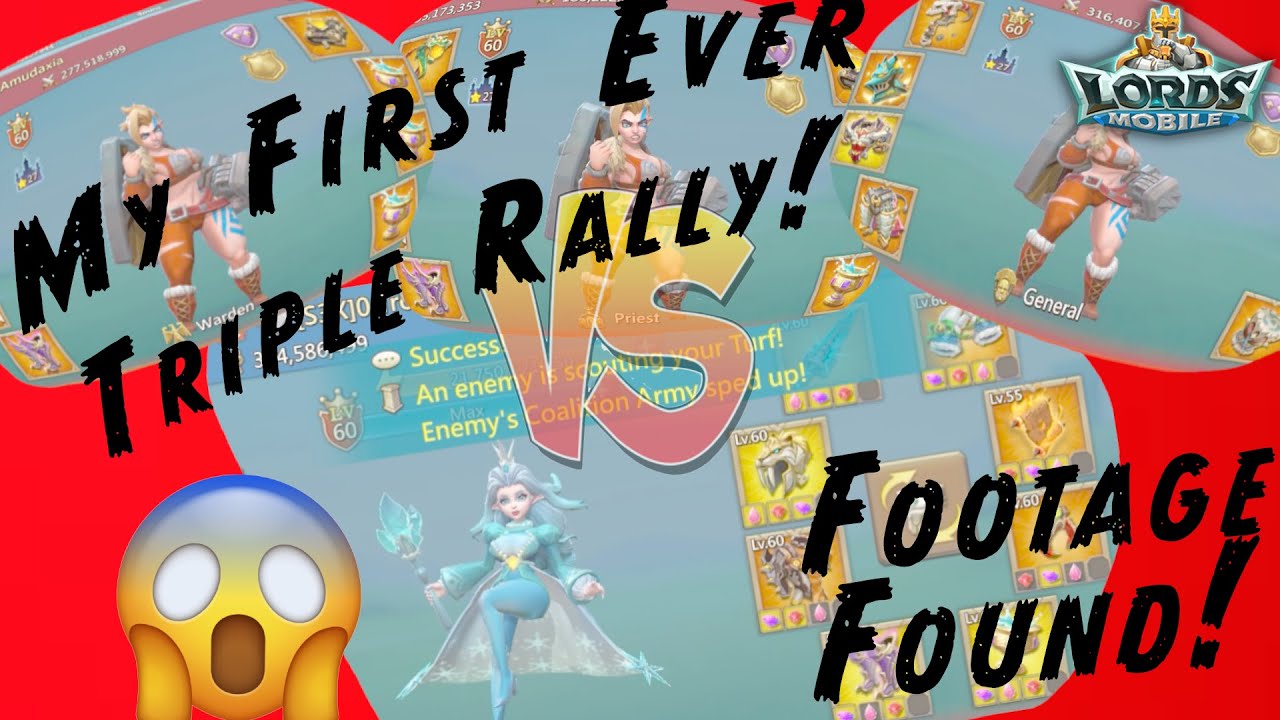Lords Mobile Triple Rally Rescue Attempt (Old Footage) - YouTube