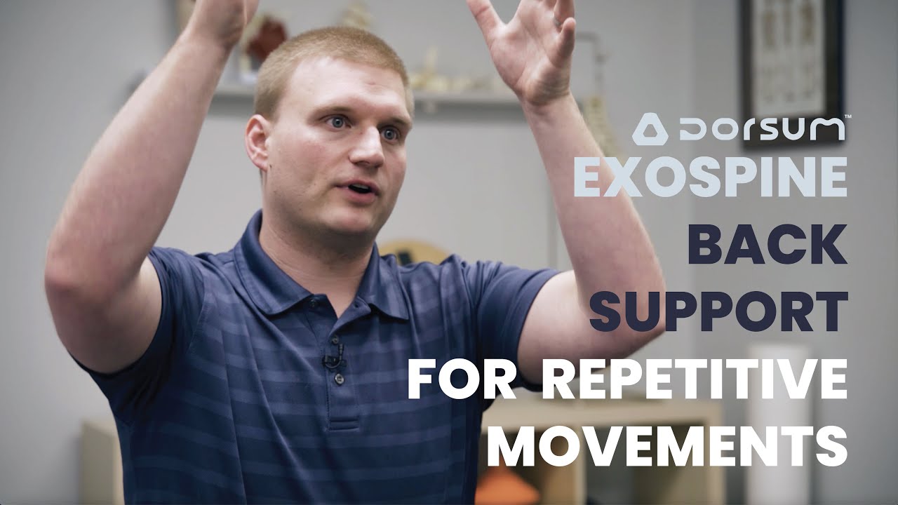 Dorsum Exospine Back Support For Repetitive Movements - YouTube