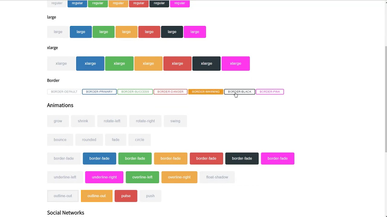 Bootsup - A CSS3 Collection of Buttons & Forms & Labels - YouTube