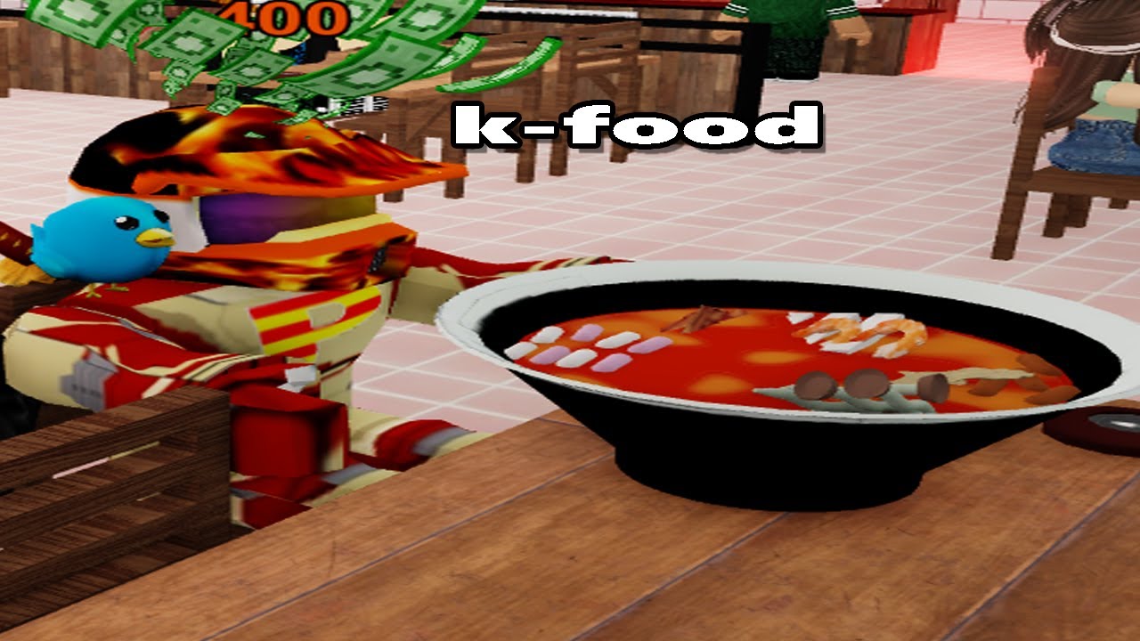 Korean Food... (A Roblox Game) - YouTube