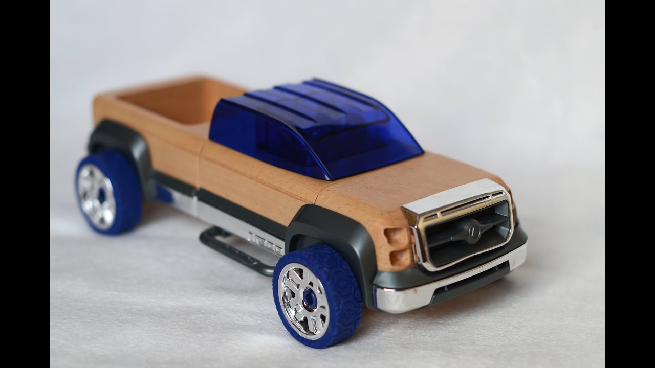 Automoblox T900 Truck Wooden car toys Машинки для детей - YouTube