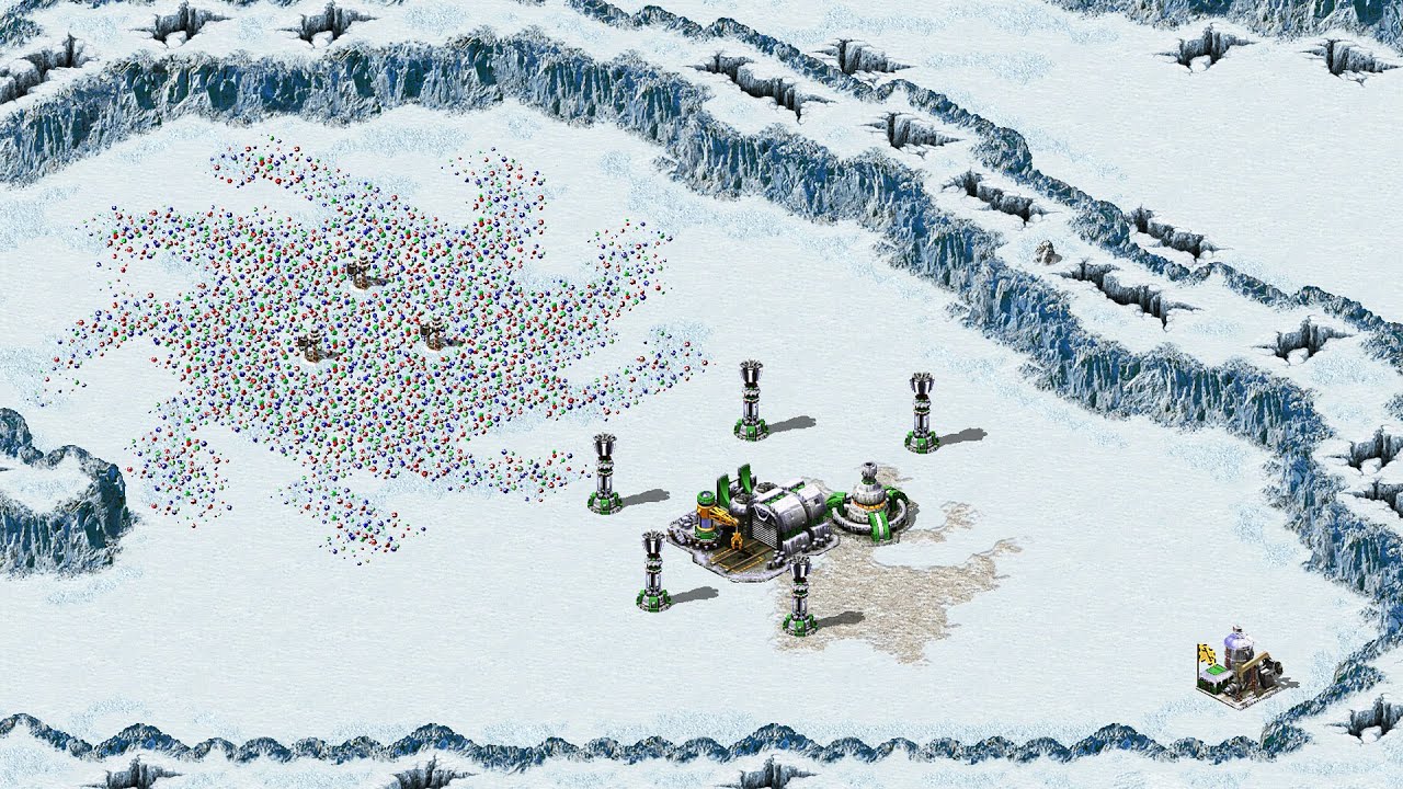 Red Alert 2 | Yuri's Revenge | 7 vs 1 | Arctic Twist Snow Ver Zoom 3000 ...
