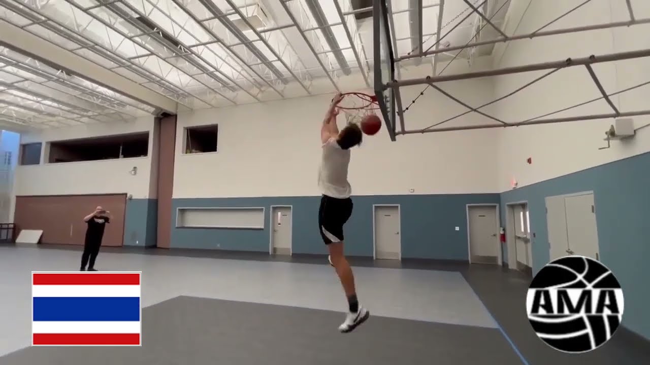 Best High School Dunker in Thailand? Josiah B. from Grace International ...