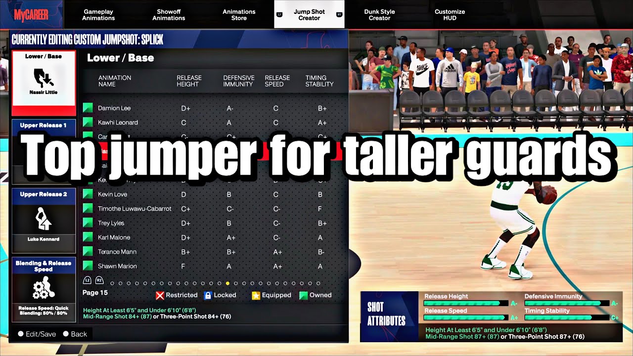 Top jumper for tall guards - YouTube